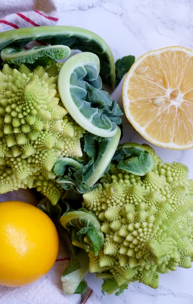 Whole Roasted Romanesco with Sun Dried Tomato Rigatoni - Nourishing Wild